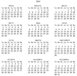 Calendario – Python 3 para todo